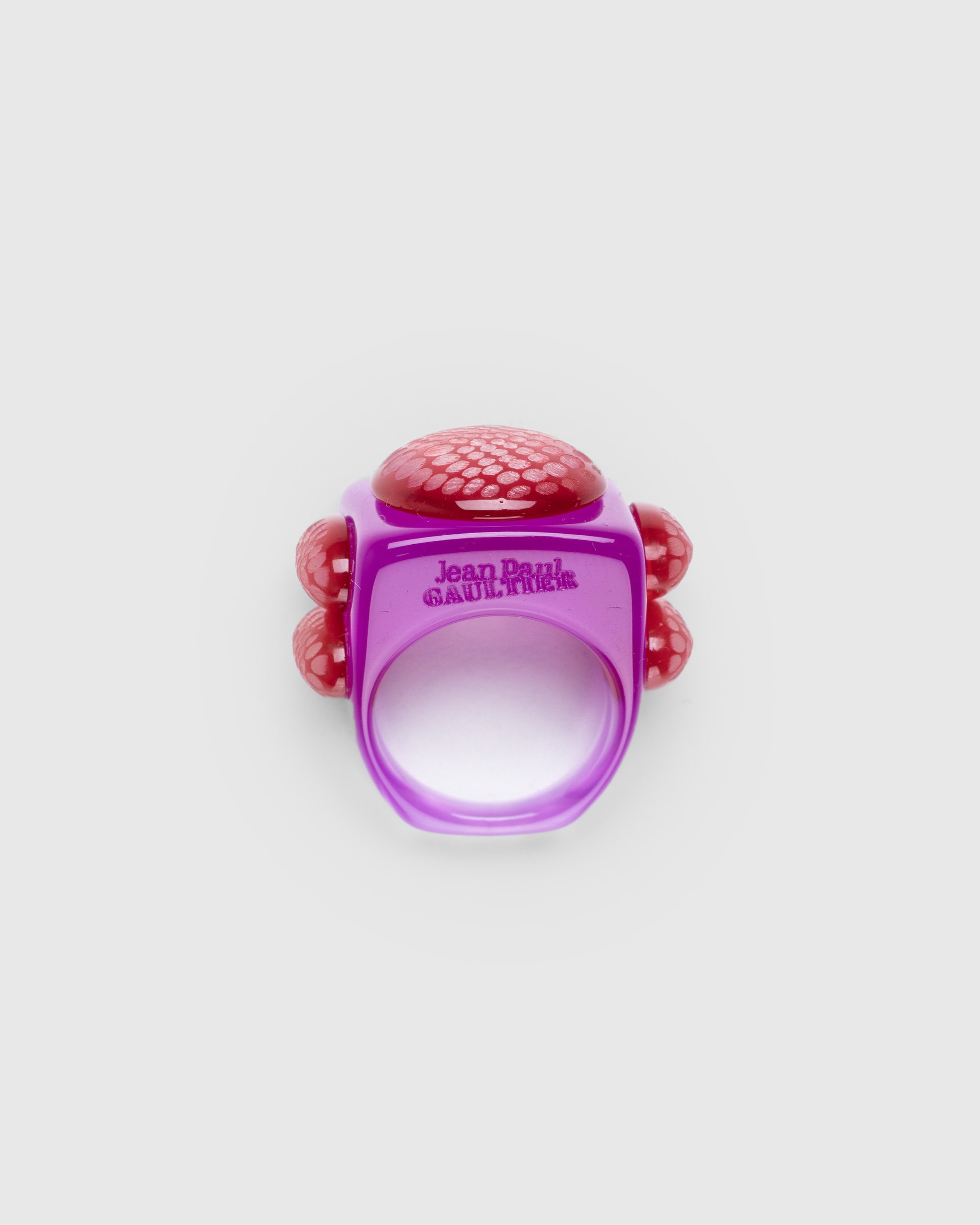 Jean Paul Gaultier – Joya De La Corona Ring Crystal Purple/Perseo Red ...