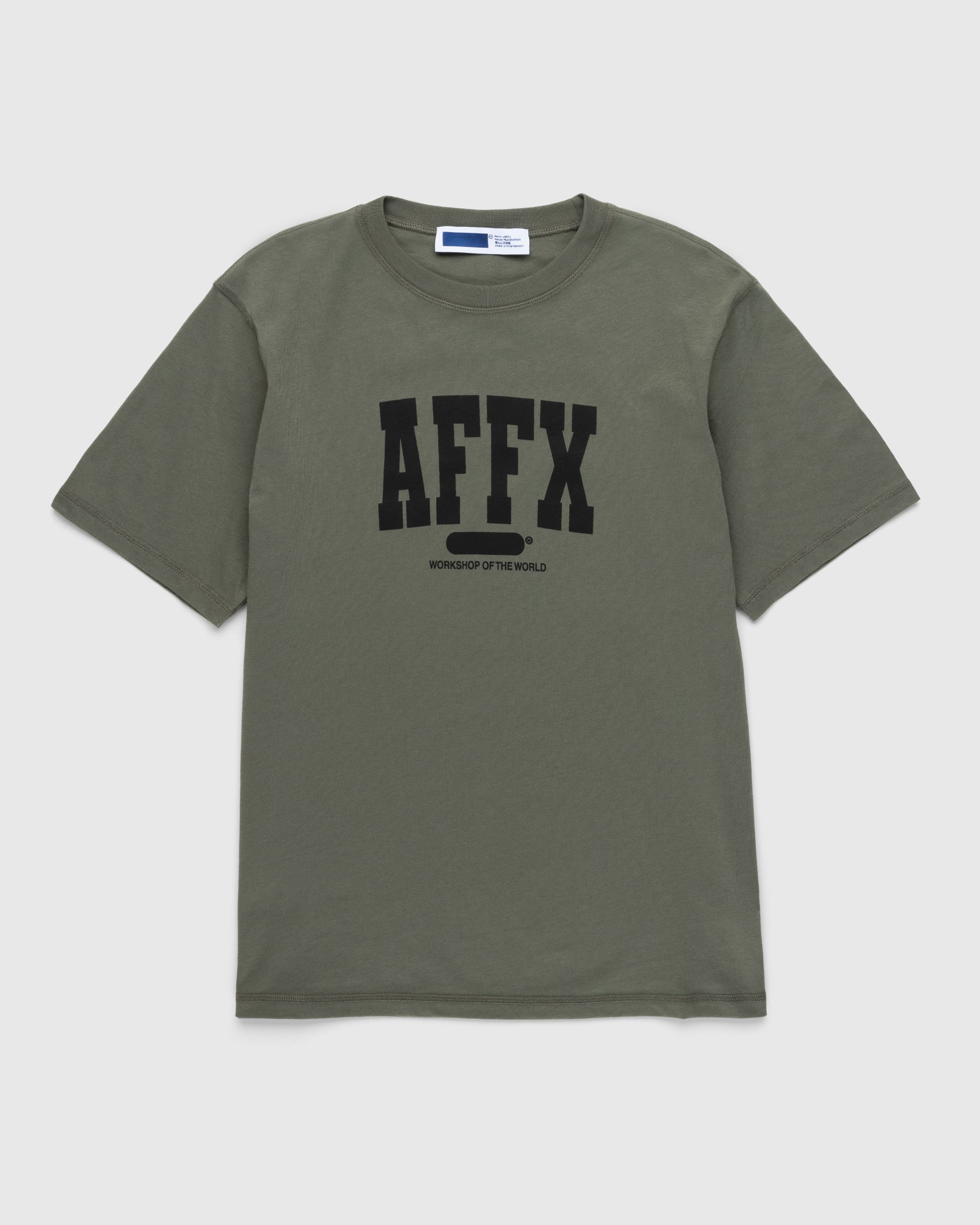 Affix – Varsity T-Shirt Soft Green | Highsnobiety Shop