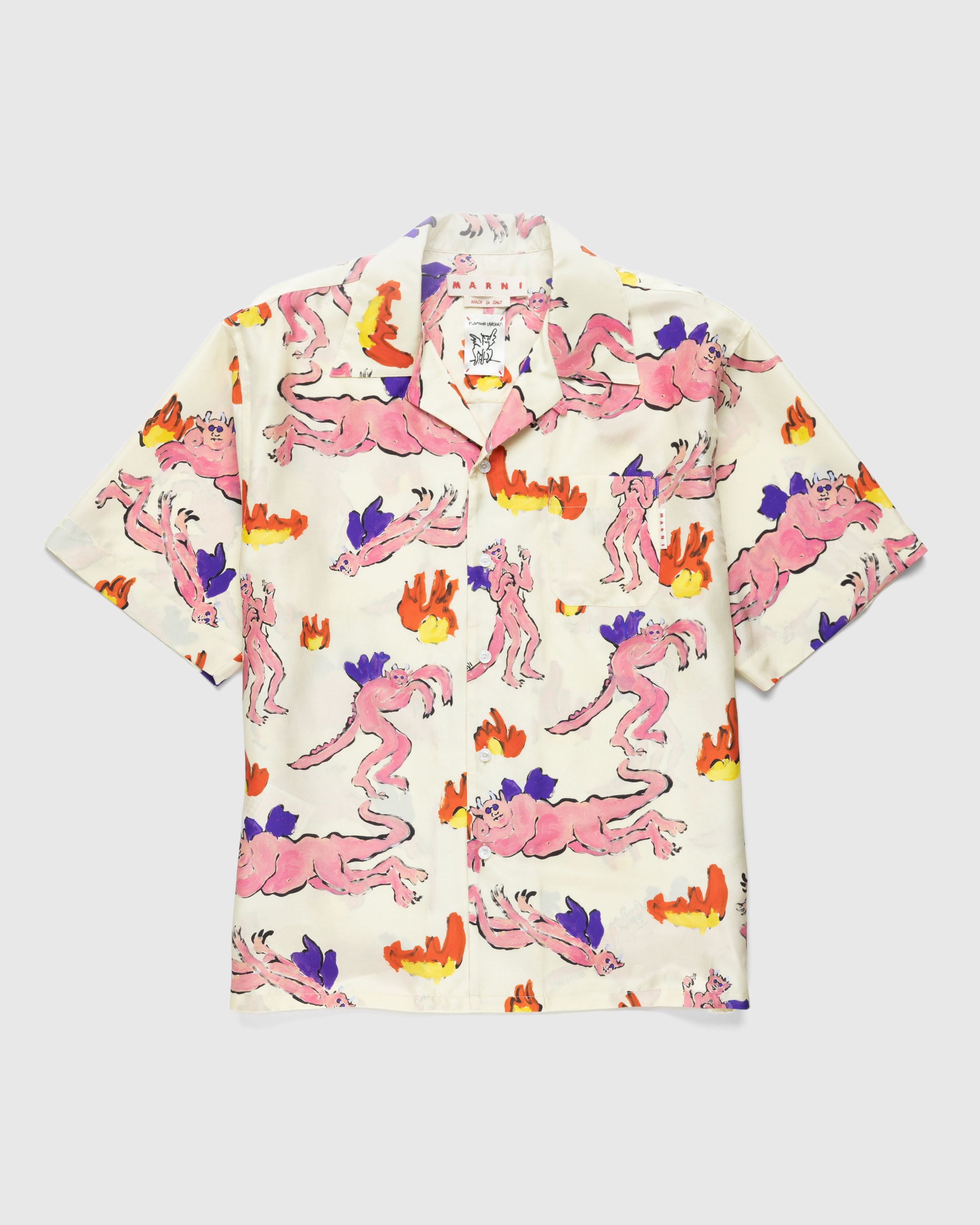 Marni – Printed Silk Button-Up Shirt Multi | Highsnobiety Shop