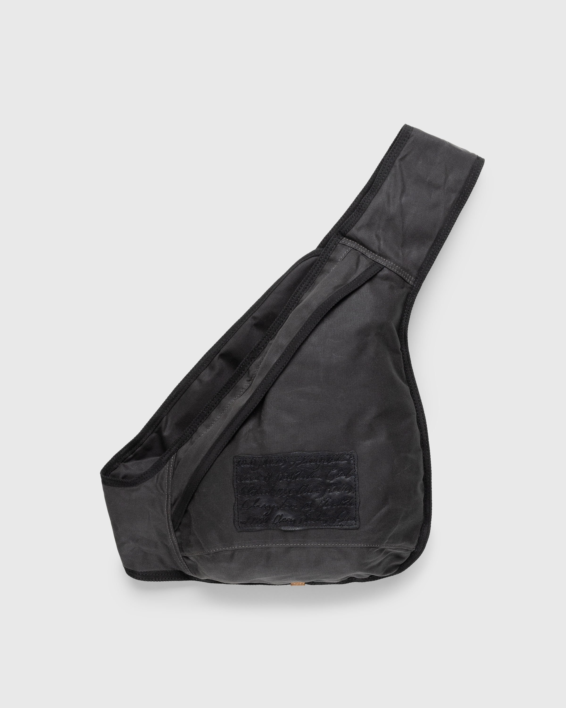 Acne Studios – Sling Backpack Grey/Black | Highsnobiety Shop