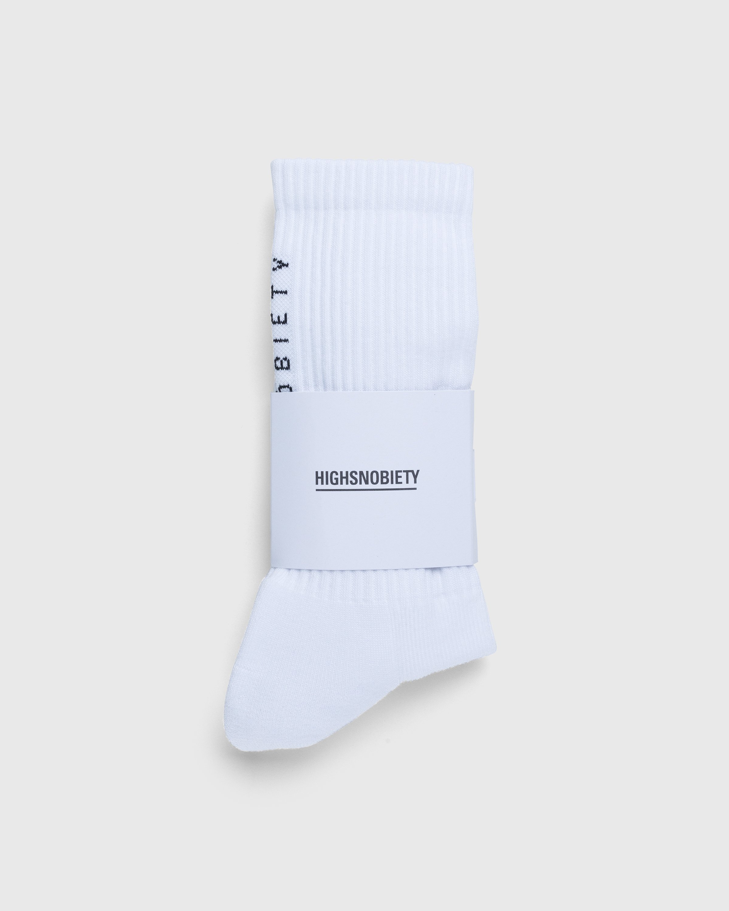 Highsnobiety – Logo Socks White | Highsnobiety Shop