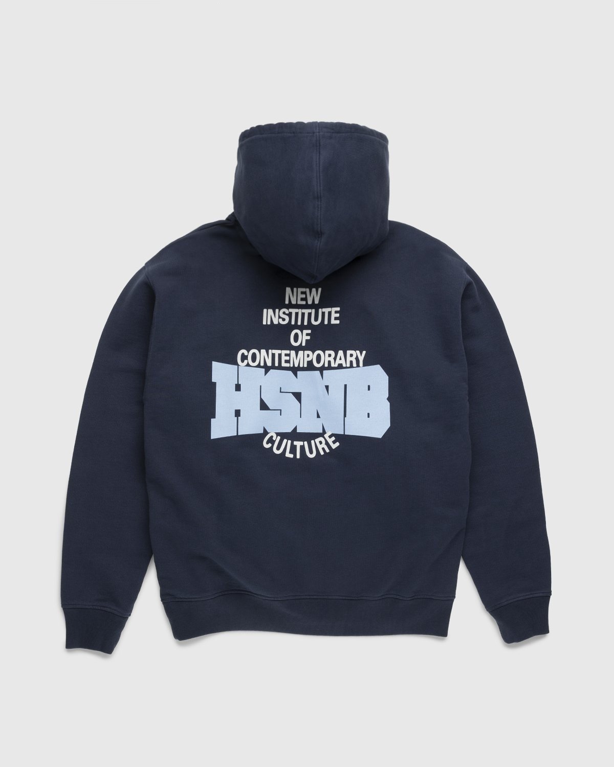 Highsnobiety – HSNB Logo Hoodie Navy | Highsnobiety Shop