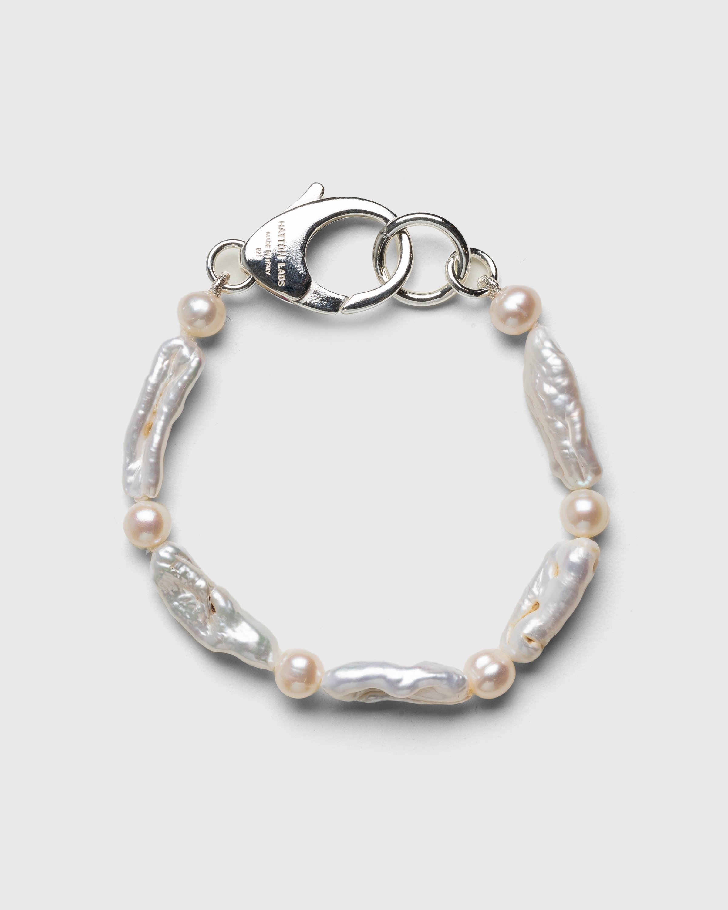 Hatton Labs – Baroque Pearl Bracelet Silver | Highsnobiety Shop