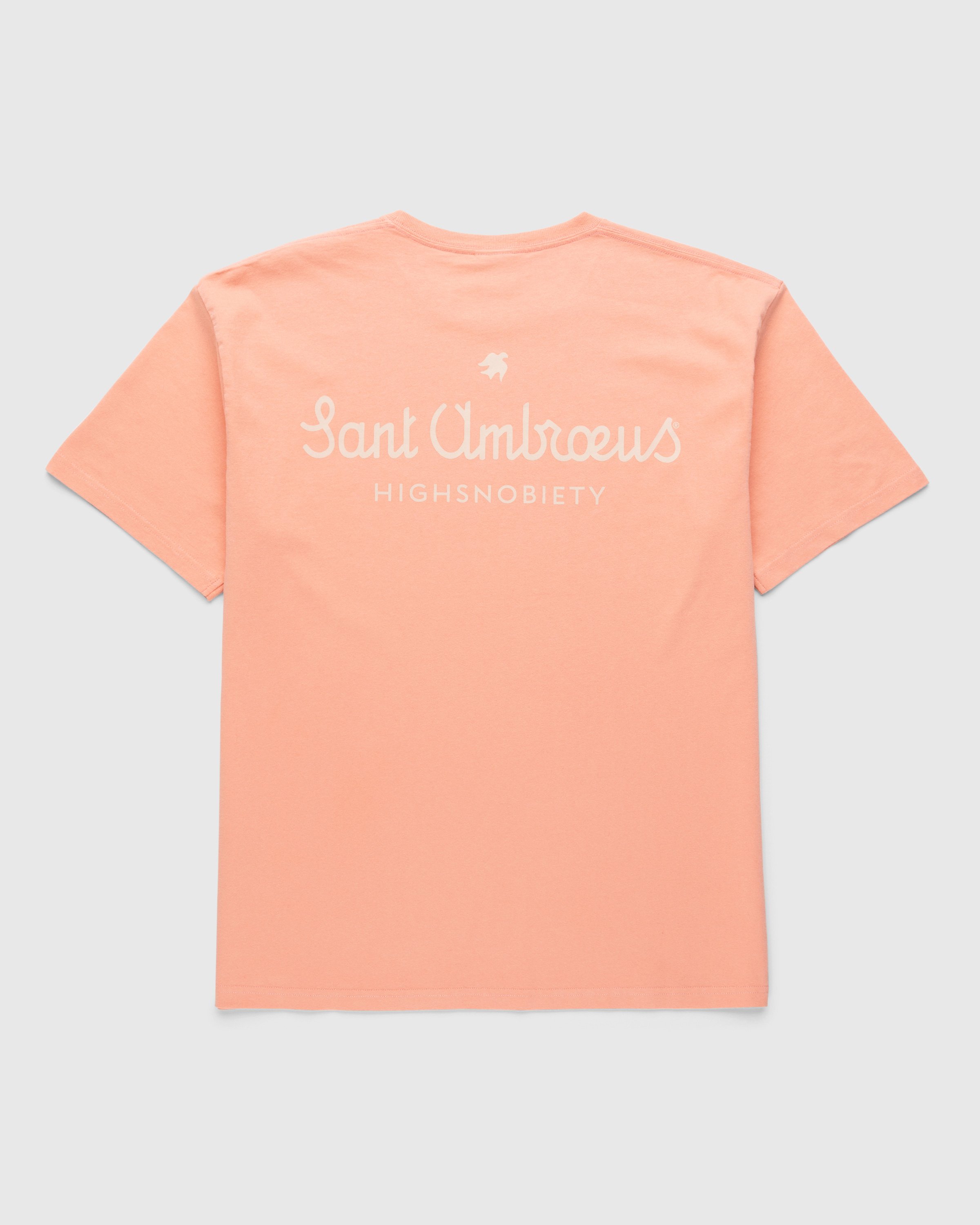 Highsnobiety x Sant Ambroeus – Pink T-Shirt | Highsnobiety Shop